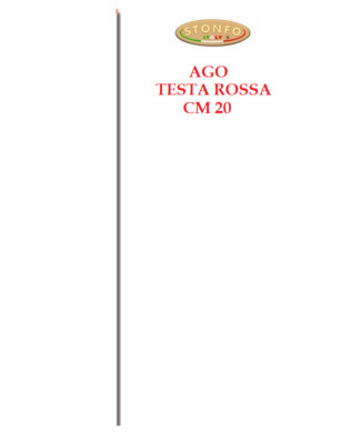 Ago da Pesca Stonfo Testa Rossa cm 20 Innesco Esca Coreano Arenicola ...