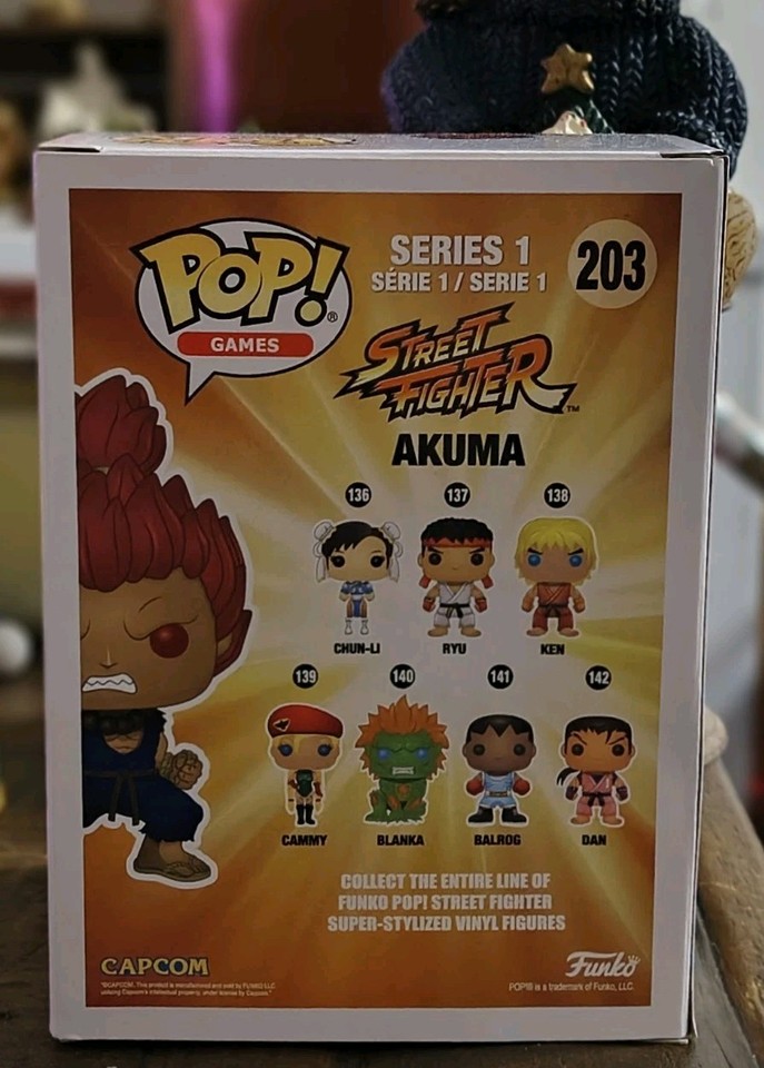 Funko Pop Video Games Street Fighter Akuma 203 GameStop Exclusive ...