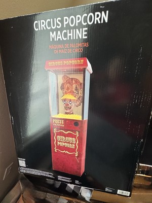 Circus Popcorn Machine Party City Spirit Halloween Animatronic | eBay