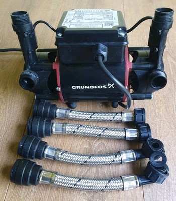 Grundfos STR2-2.0C Twin Impeller Positive Head Shower Pump ...