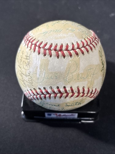 Vintage - 1971 MILWAUKEE BREWERS - Team Signed Baseball - 26 Signatures ...