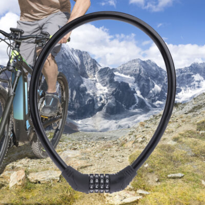 4 Digital Code Bicycle Combination Lock Bike Lock for MTB Bike ...