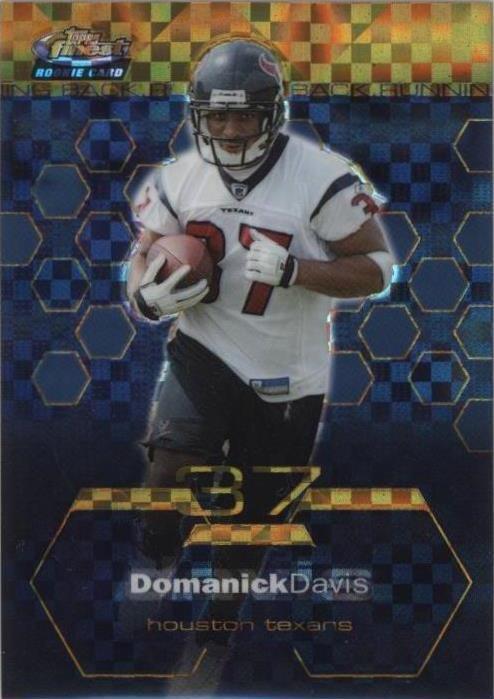 2003 Topps Finest - Domanick Davis #66 Gold X-Fractor /175 (RC) for ...