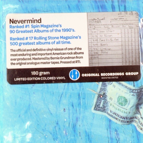 Nirvana ‎– Nevermind - Remastered, Blue 180 gram, Vinyl, LP | eBay