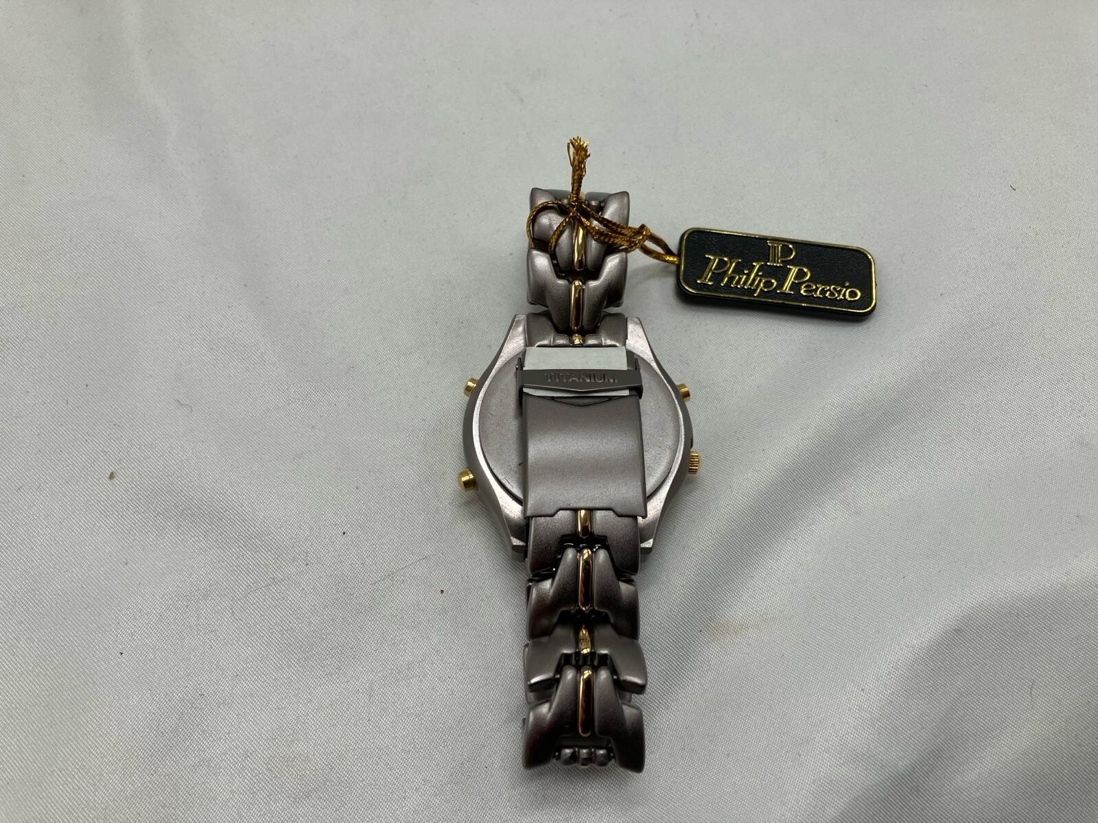 Philip Persio Digital/Analogue Titanium Men's Wrist Watch | eBay UK