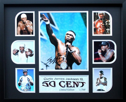 New 50 Cent Signed Limited Edition Memorabilia Framed | eBay