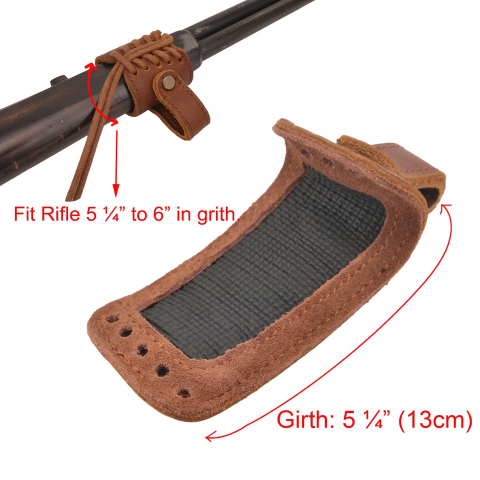 USA Leather No Drill Gun Sling Loop Slip On Sling Attachment for ...