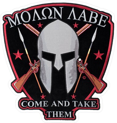 MOAN LABE USMC COME AND TAKE THEM Window Sticker 4" H x 4" UV LAMINATED ...