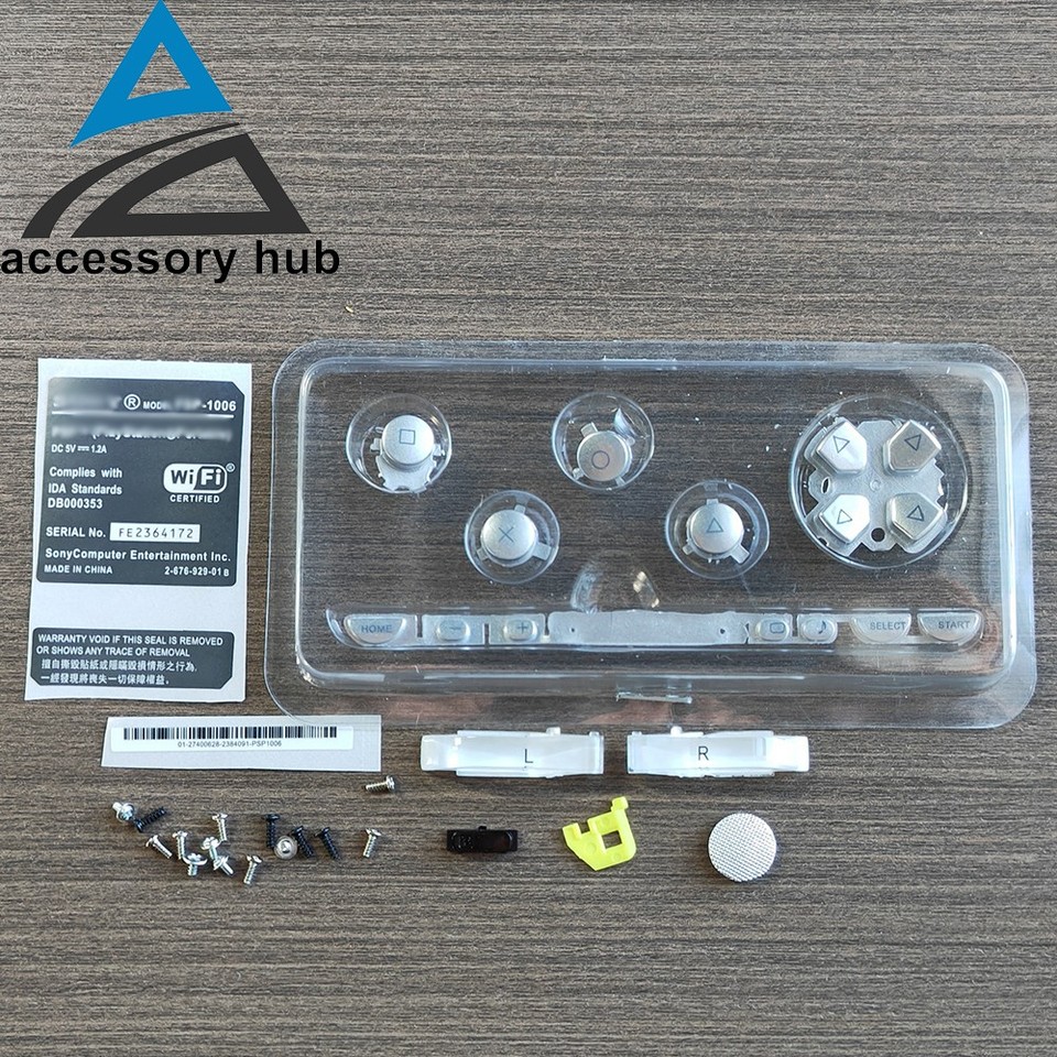 Replacement Full Housing Shell Case Buttons For Sony PSP 1000 Silver | eBay