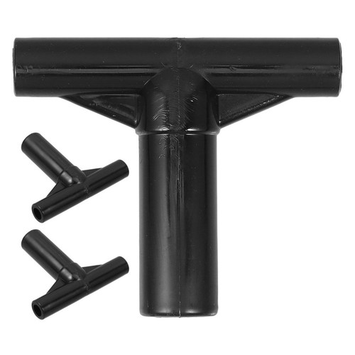 3 Pcs Trampoline Rod Connector Safety Gear Shaped Pipe Sleeve Net Pole ...