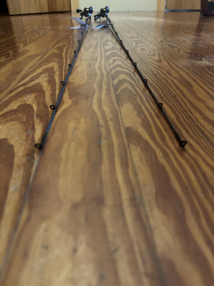 Lot Of 2 6”6 Lew's Speed Spool Bait Casting Combo Right Hand Retrieve ...