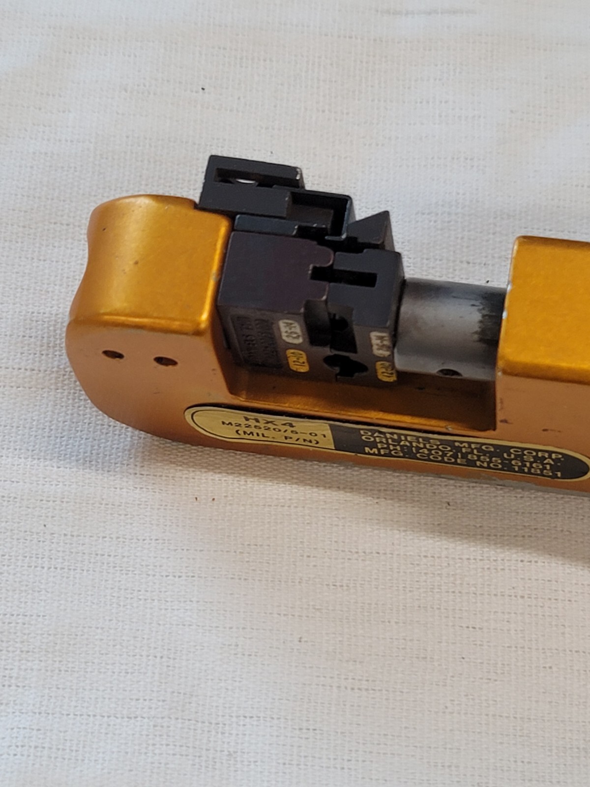 Daniels DMC HX4 Hand Crimping Crimp Tool Y501 M22520 5-01 Aviation ...