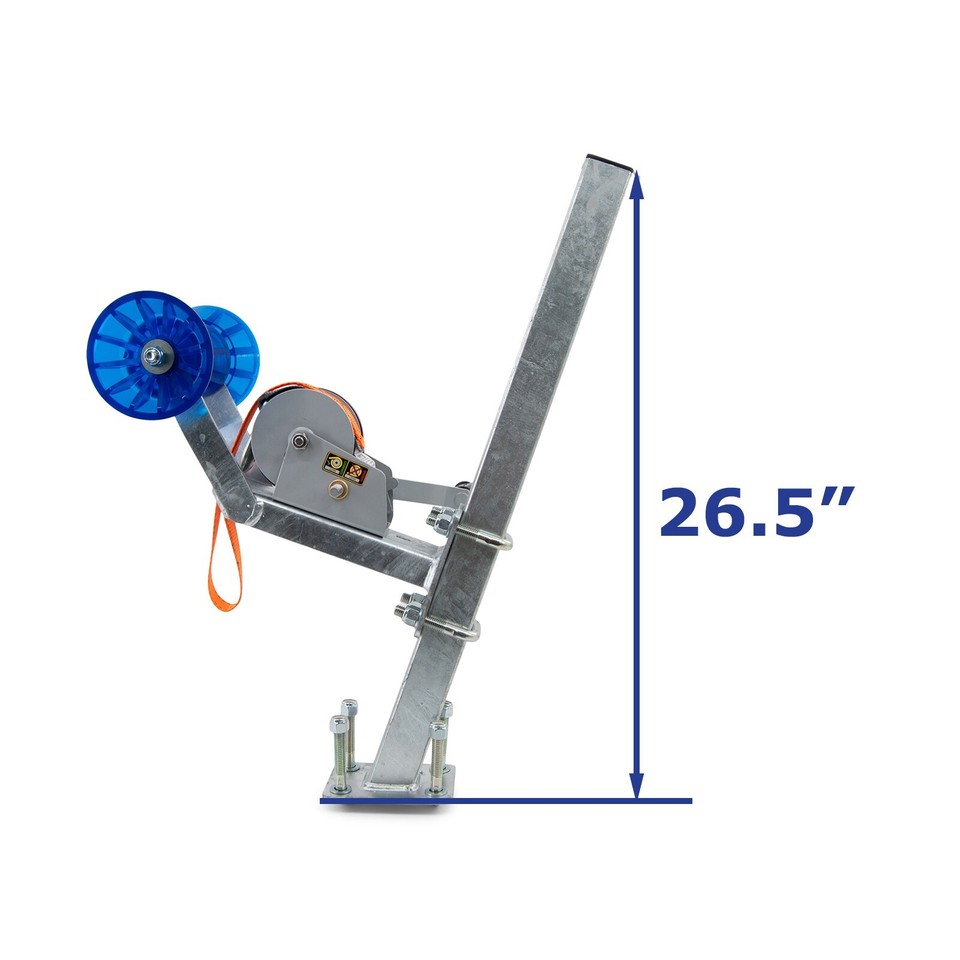 Knott Galvanized Full Boat Trailer Winch Post Assembly w/ Roller for ...