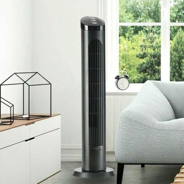 Cascade TF40-18 40" 4-Speed Tower Oscillation Fan - Black for sale ...