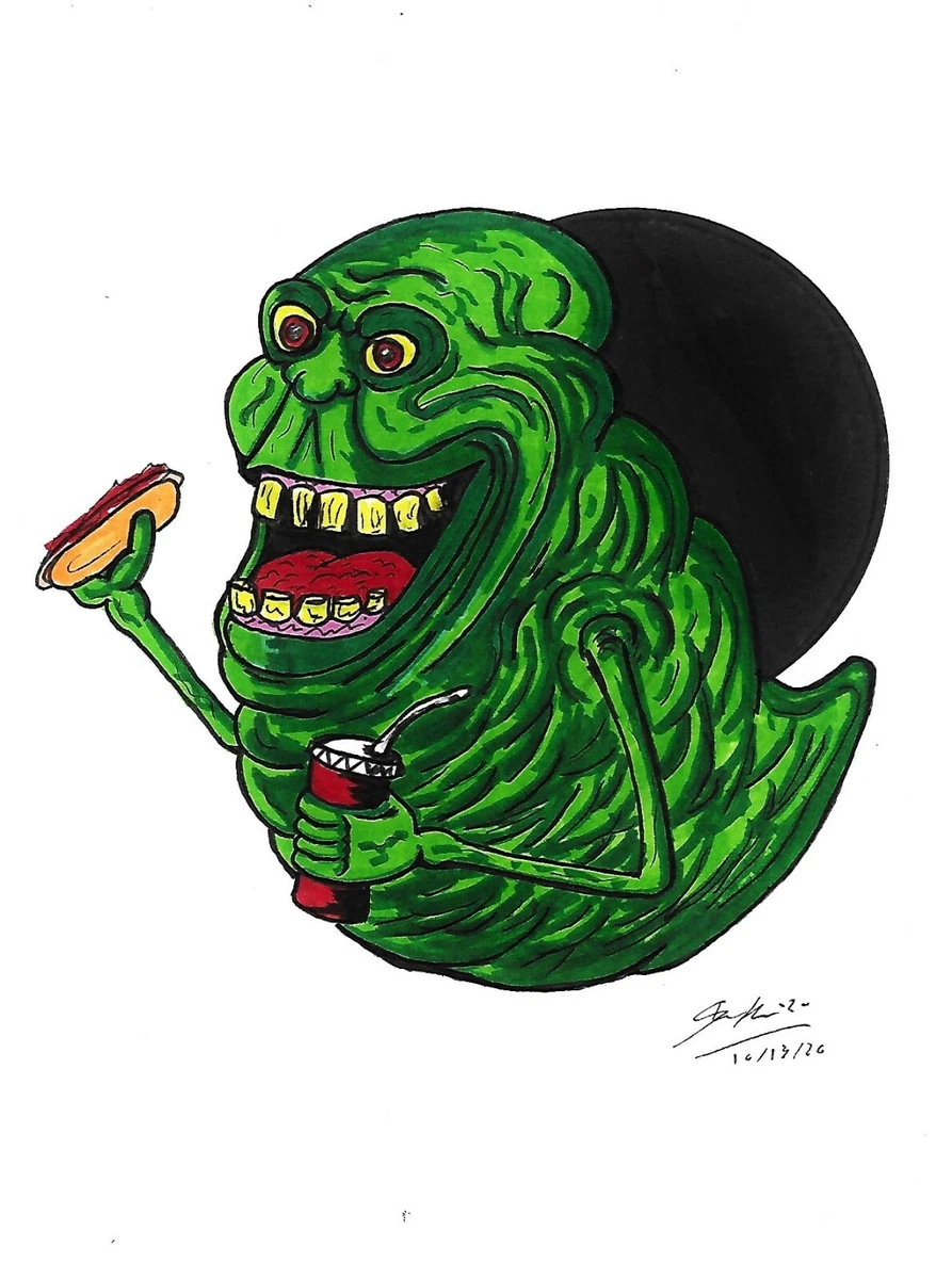 Slimer Ghostbusters Drawing