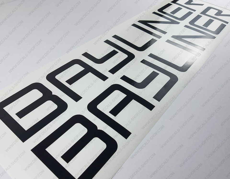 BAYLINER BOATS LOGO DECALS STICKERS Set of 24" x 3" 2pcs. | eBay