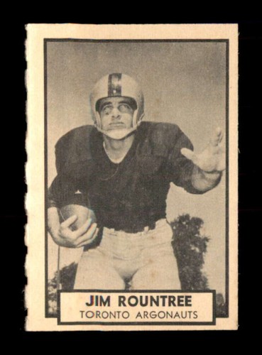 1962 Topps CFL #144 Jim Rountree EXMT/EXMT+ X2486284 | eBay