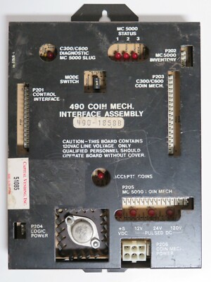 Rowe 4900 Snack Vending control board 490-1858B Working Pull | eBay