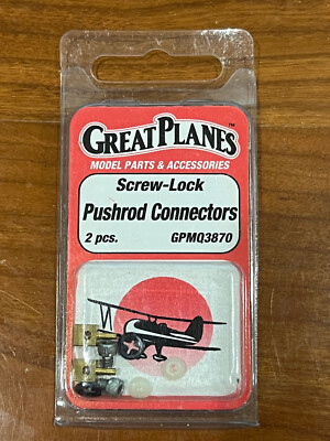 Great Planes RC Plane Part #3870 Pushrod Connectors Original 2 pcs | eBay