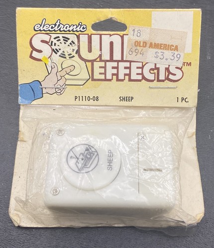 Vintage Electronic Sound Effects Sheep Sound Push Button Gag Fun ...