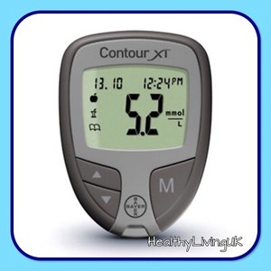 Contour XT Blood Glucose Meter - Bayer -For Diabetics - Single Unit ...