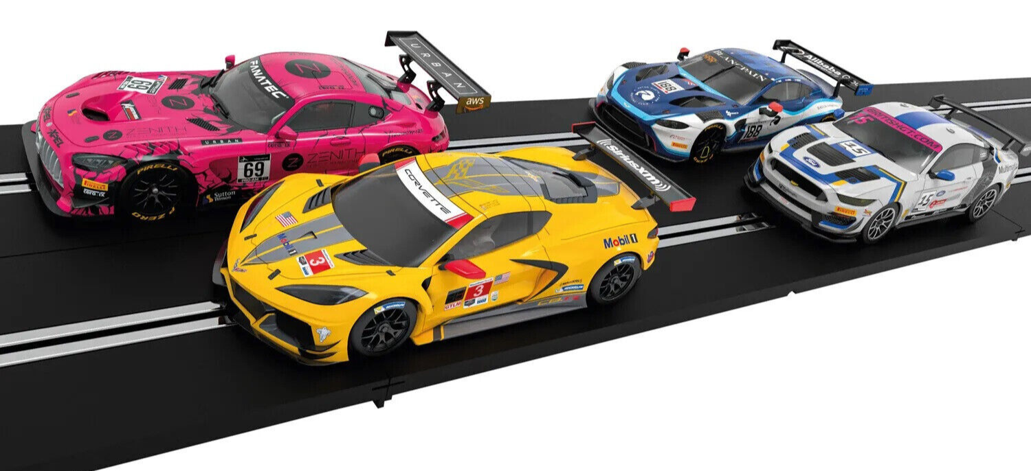 Scalextric ARC PRO Pro Platinum 1:32 Slot Car Digital Race Track Set ...