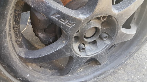 Motegi FF7 17 wheels set of 4 mounted on a RX7 4 lug FB Used | eBay