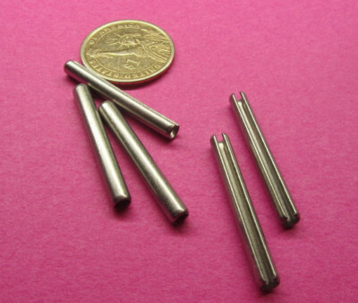 18-8 Stainless Steel Slotted Metric Spring Pin M4 Dia x 36 mm Length ...