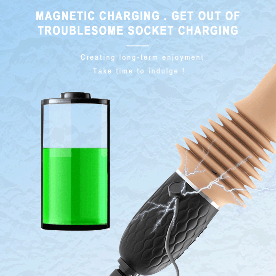 SM Automatic Heating Thrusting Dildo Vibrator Hands-Free Remote SexToy ...