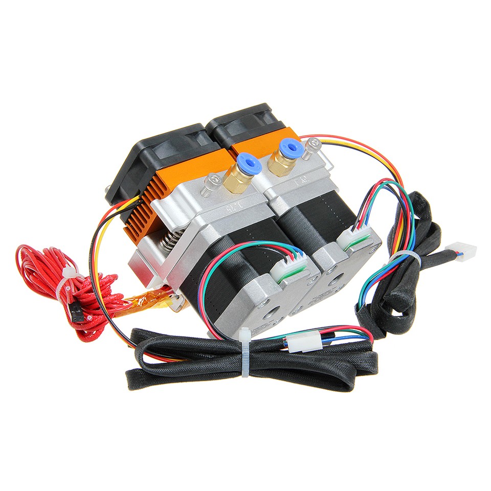 Latest MK8 Dual Extruder for Geeetech Reprap Prusa Markbot Acrylic I3 ...