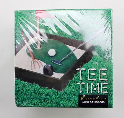 New Tee Time Executive Mini Sandbox Golf Desk Toy *Ships Quick* | eBay
