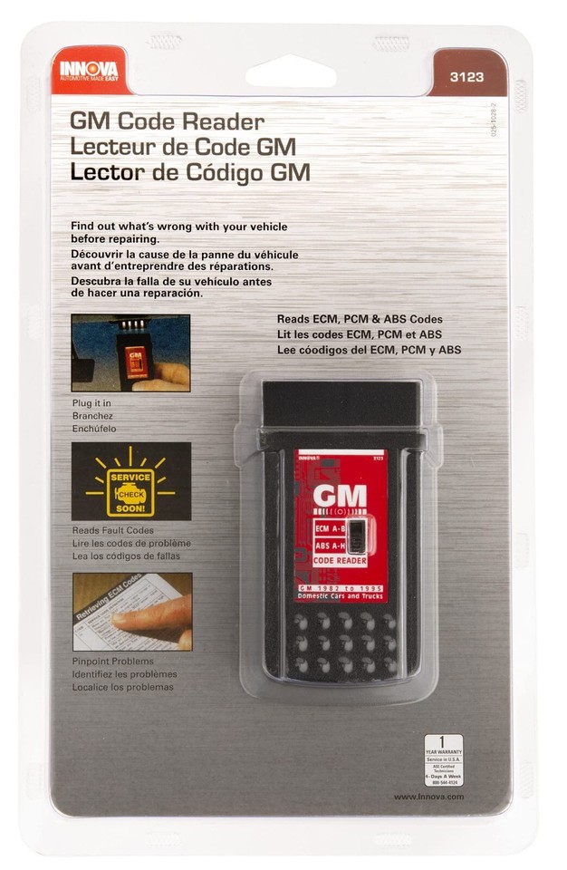 Code Reader GM Digital OBD1 Scanner Electronics Scan Tool 1982-1995 ECM ...