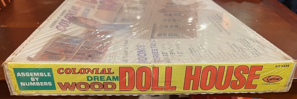 Antique 1979 Colonial Dream Wood Doll House by Arrow Handicraft Corp ...