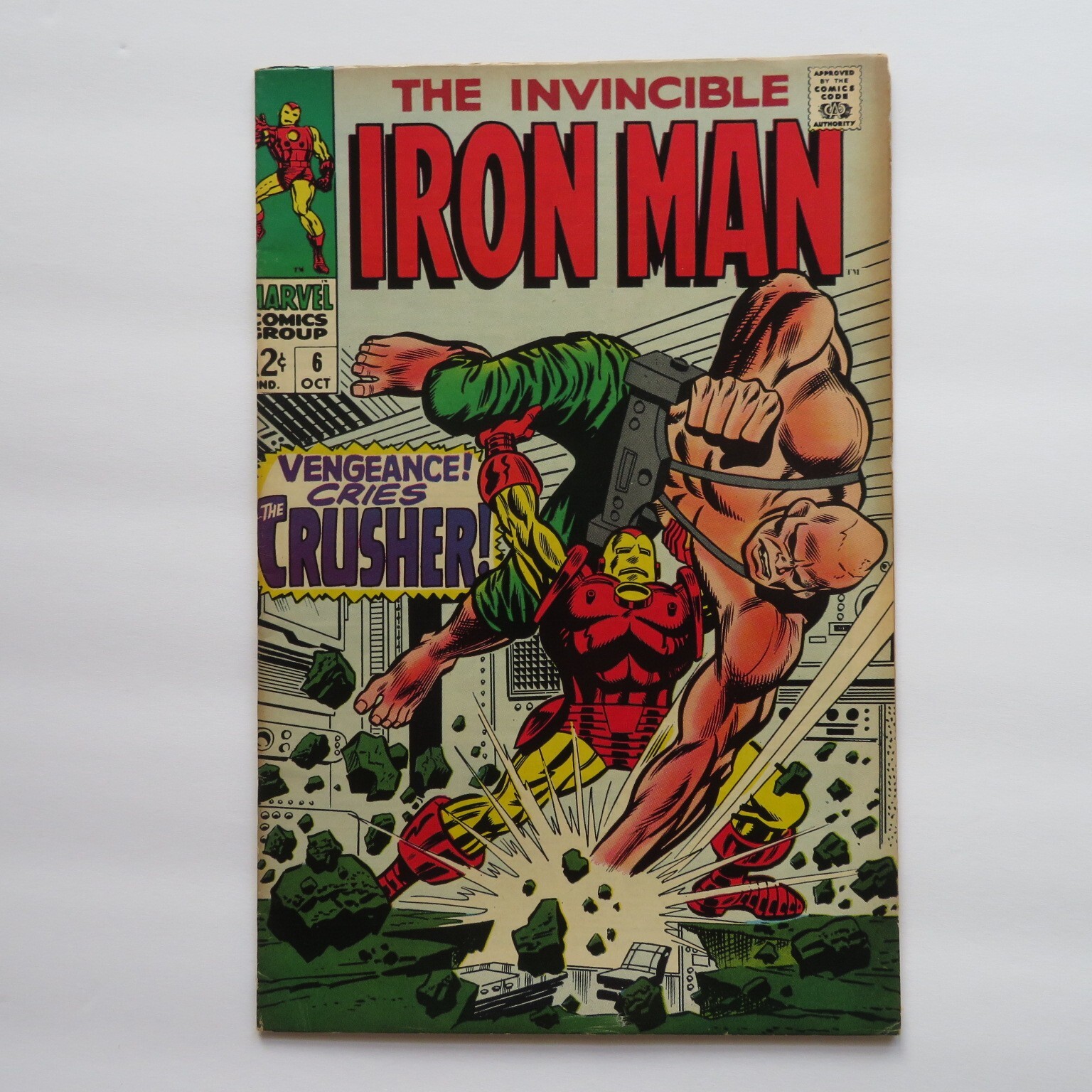 Iron Man 6 (1968) Vengeance Cries the Crusher Marvel IJ | eBay