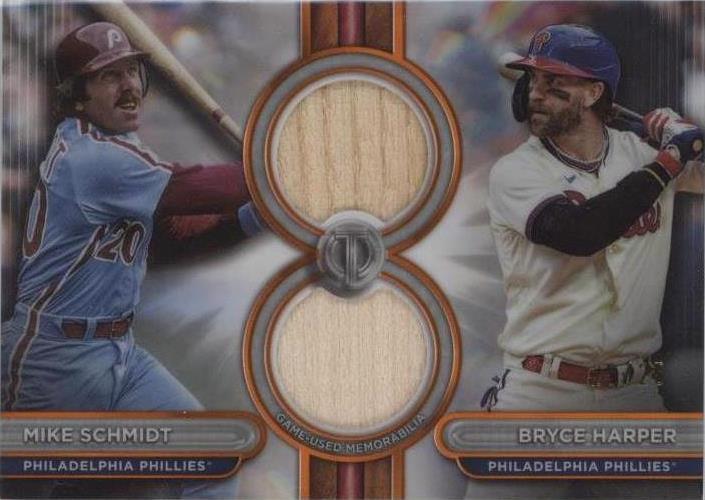2024 Topps Tribute - Dual Relics Dual Players Bryce Harper, Mike ...