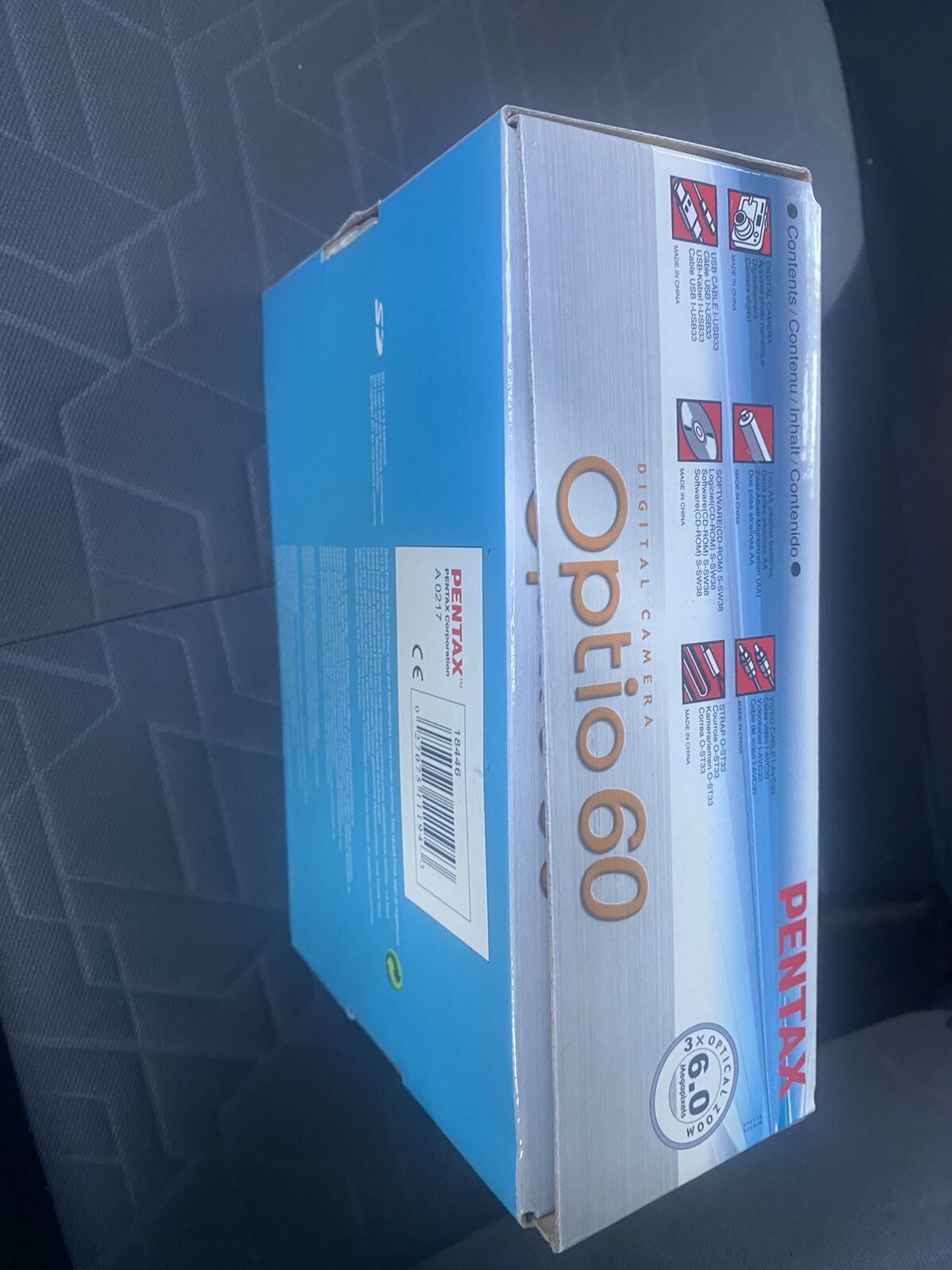 PENTAX Pentax Optio 60 6.0MP Digital Camera - Silver for sale online | eBay