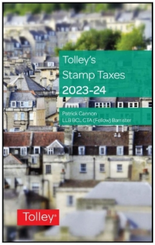 Patrick Cannon Tolley's Stamp Taxes 2023-24 (Poche) | eBay