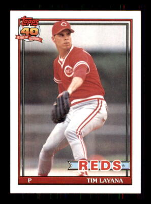 1991 Baseball Topps Tim Layana Cincinnati Reds #627 | eBay