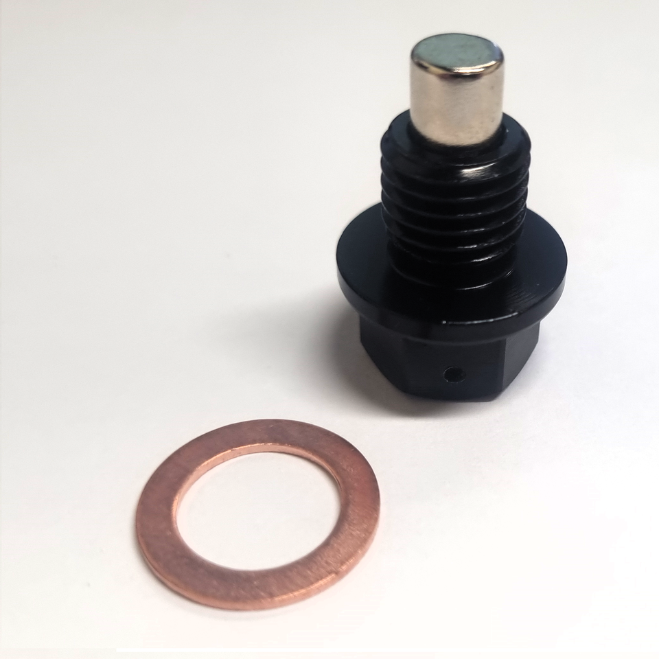 Black Magnetic Oil Drain Sump Plug for BMW 3 Series E46 330d 1999 ...