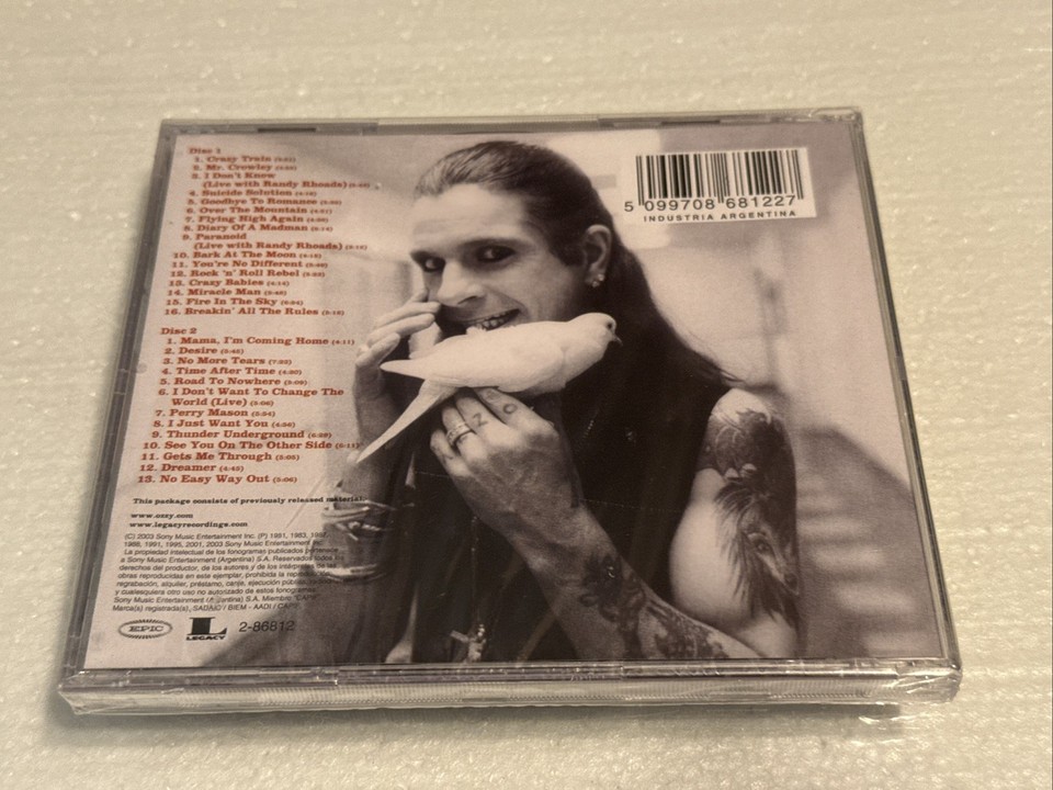 80] (NEW!!) Essential Ozzy Osbourne 2 CD SET GREATEST HITS BEST OF ...