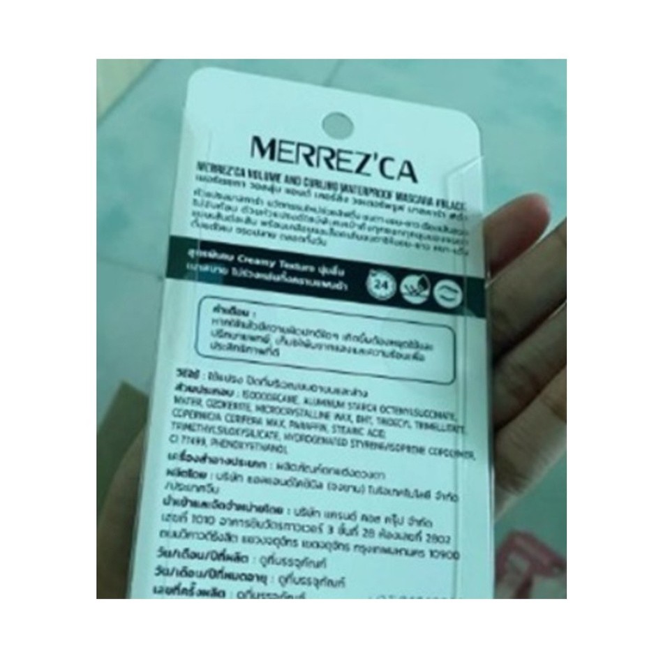 Merrezca Volume & Curling Waterproof Mascara # Black Long-lasting 6.5g ...