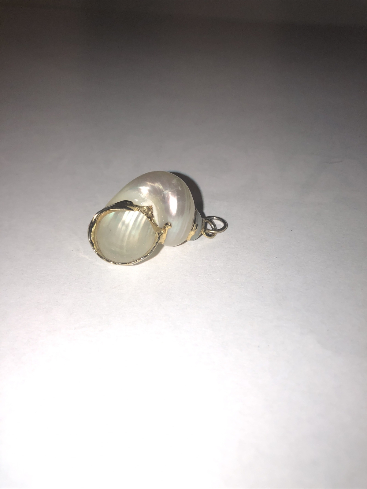 Natural Shell Pendant with Gold Gilding (NO CHAIN) Beach Boho ...