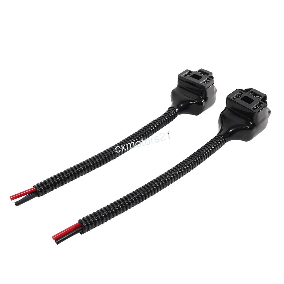 H4 9003 HB2 Female Socket Replace LED Headlight Connector Wire Harness ...