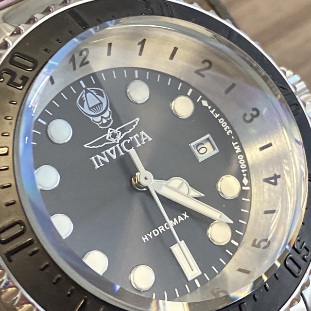 Invicta Mens Watch 38018 Hydromax Swiss Quartz Black Dial 52mm *NO STEM OR CROWN for sale online ...