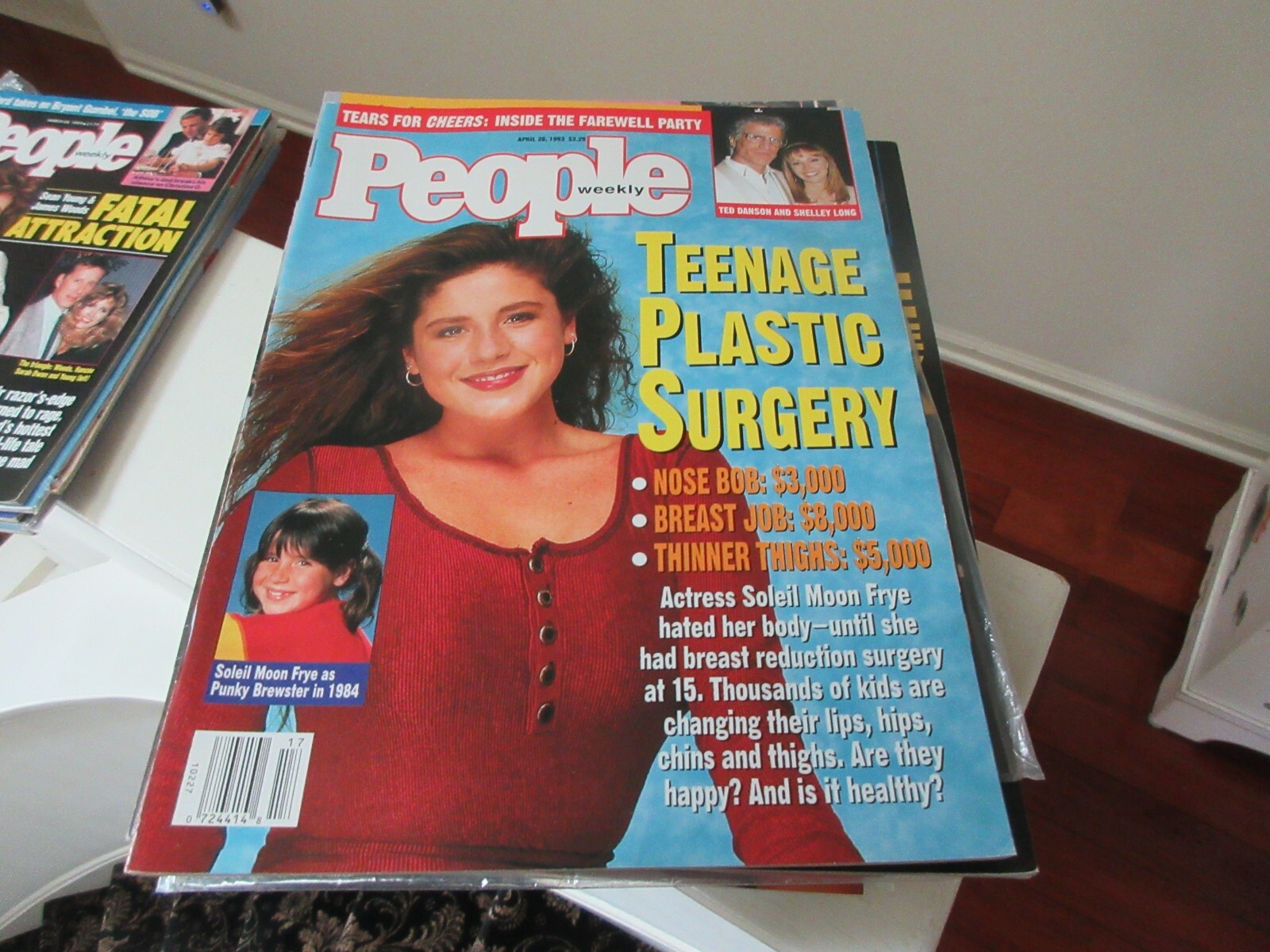 People Magazine April 26 1993 TEENAGE PLASTIC SURGERY Punky Brewster ...