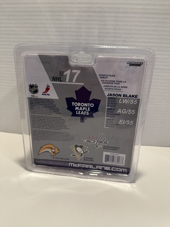 2007 NHL Toronto Maple Leafs Sports Picks Series 17 JASON BLAKE Hockey ...