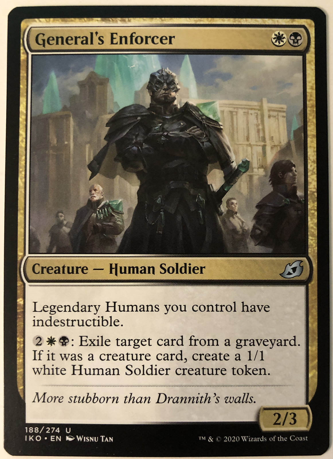 MTG General's Enforcer Ikoria: Lair of Behemoths 188/274 Regular ...