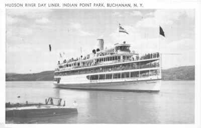 Hudson River Day Liner Indian Point Park Buchanan New York Ship | eBay