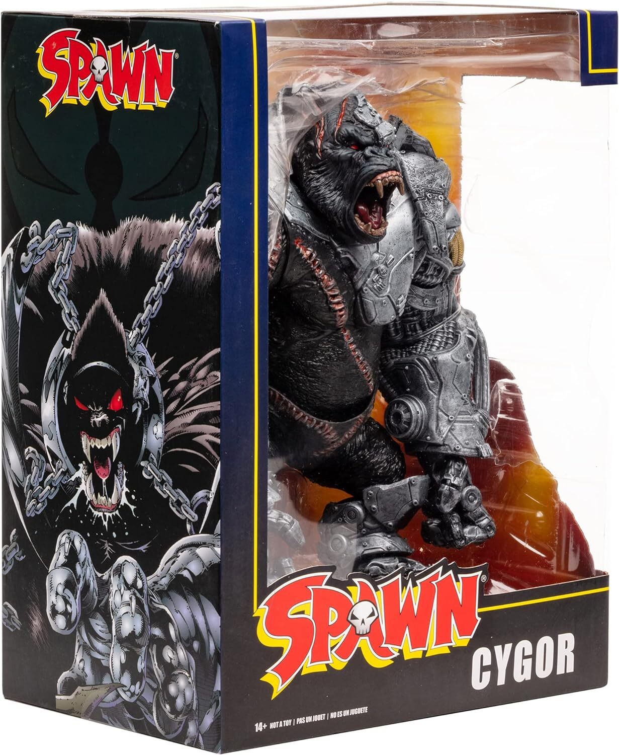 McFarlane Toys, Spawn Comic Cygor Spawn Mega Figure with 22 Moving ...