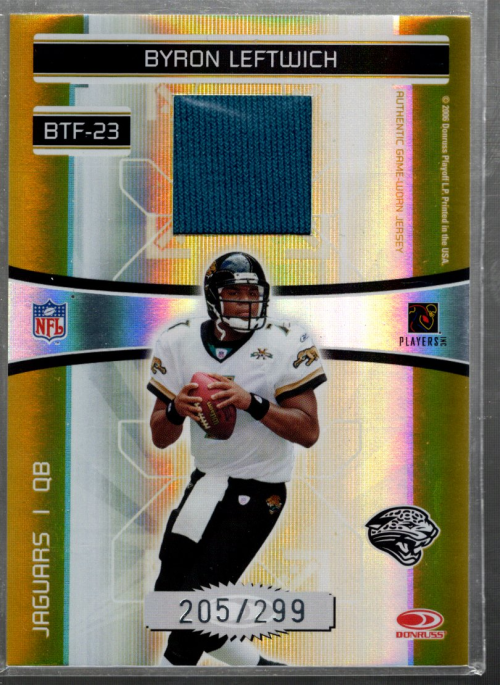 B0902- 2006 Elite Back to the Future Jerseys #23 Mark Brunell Byron ...